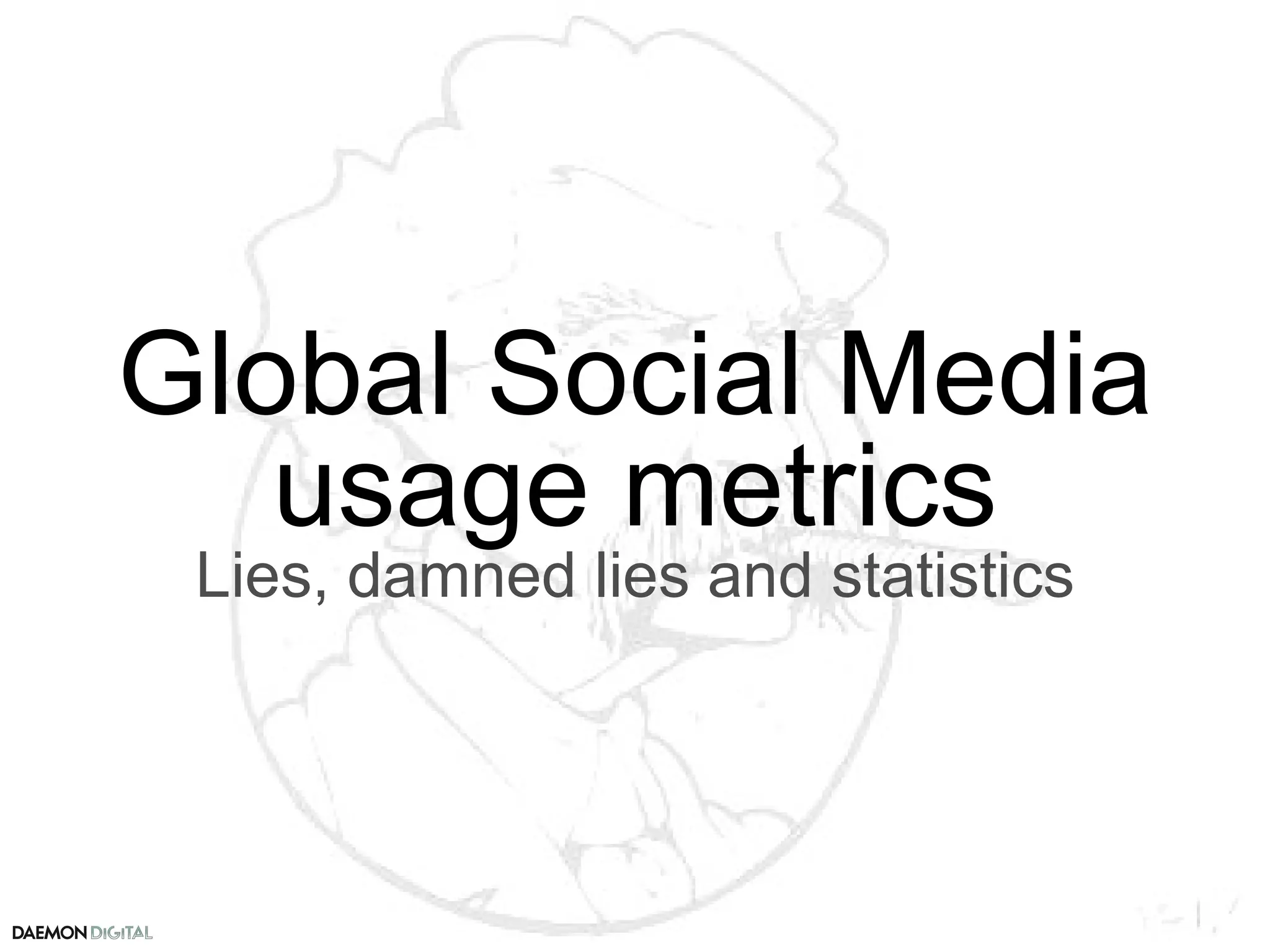 Social Media Global Metrics | PPT