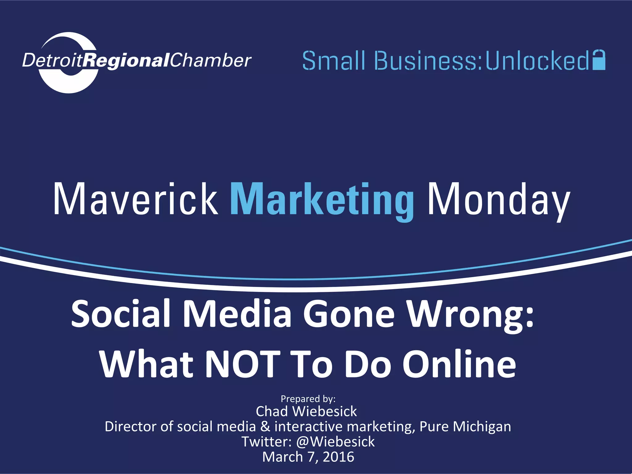 Social media gone wrong: What NOT to do online | PPT