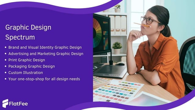 Unlimited graphic design for monthly fee | PPTX