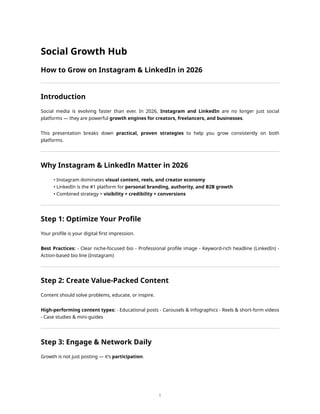 Social Media Growth Infographic Guide (slide Share).pdf