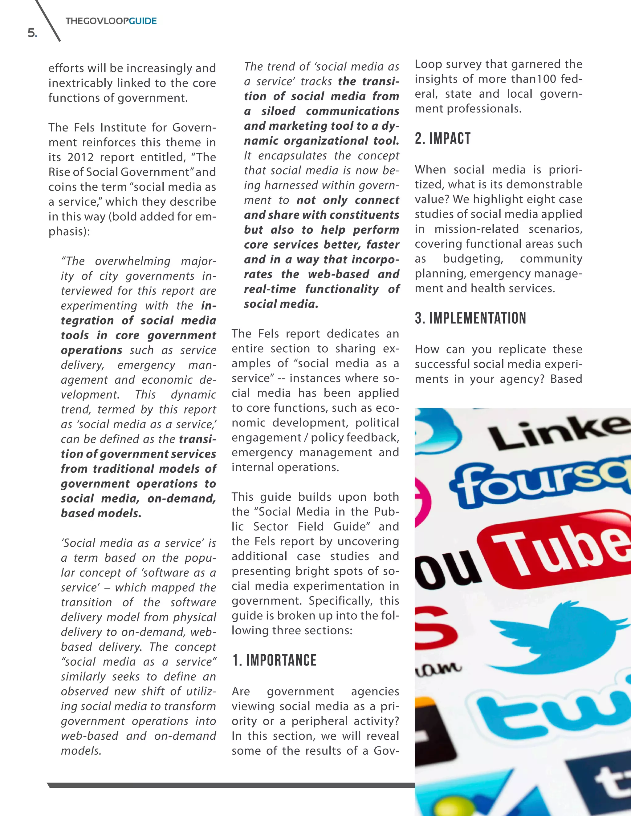 Social Media Guide for Government | PDF