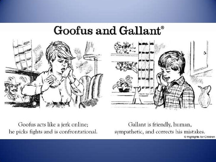 Social Media Guidelines With Goofus And Gallant
