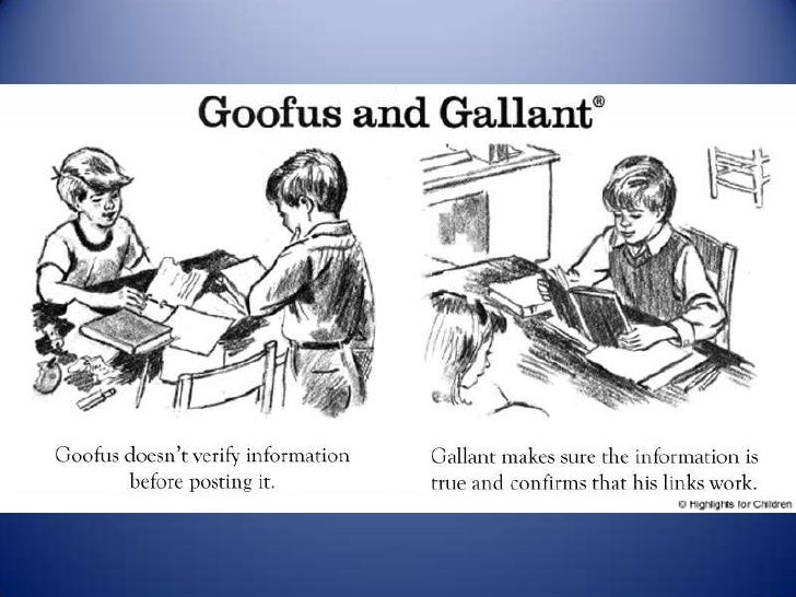 Social Media Guidelines With Goofus And Gallant