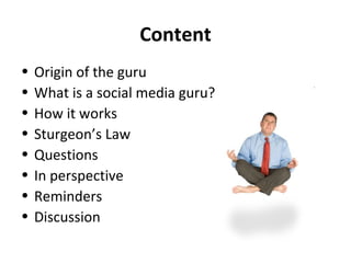 Social media gurus | PPT | Content Production | Hobbies & Interests