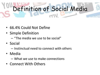 Social media hand out | PPTX | Social Networking | Internet