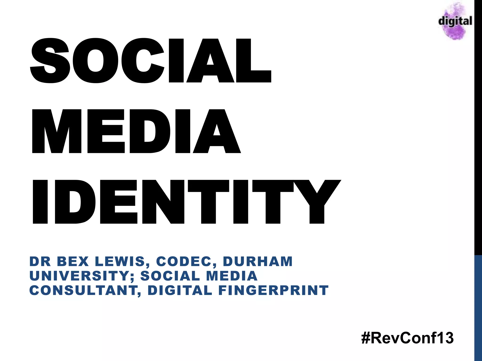 Social media Identity | PPT
