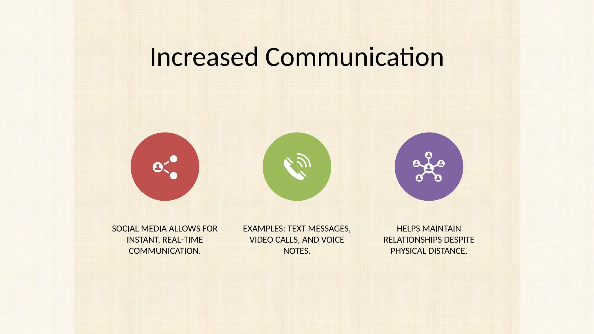 Social Media: Improved Relationships pptx | PPTX