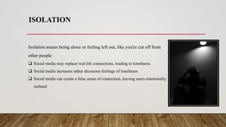 Psychology Presentation On Social Media influence | PPT