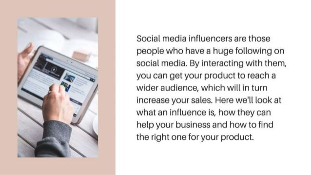 Social media influencer marketing | PPT