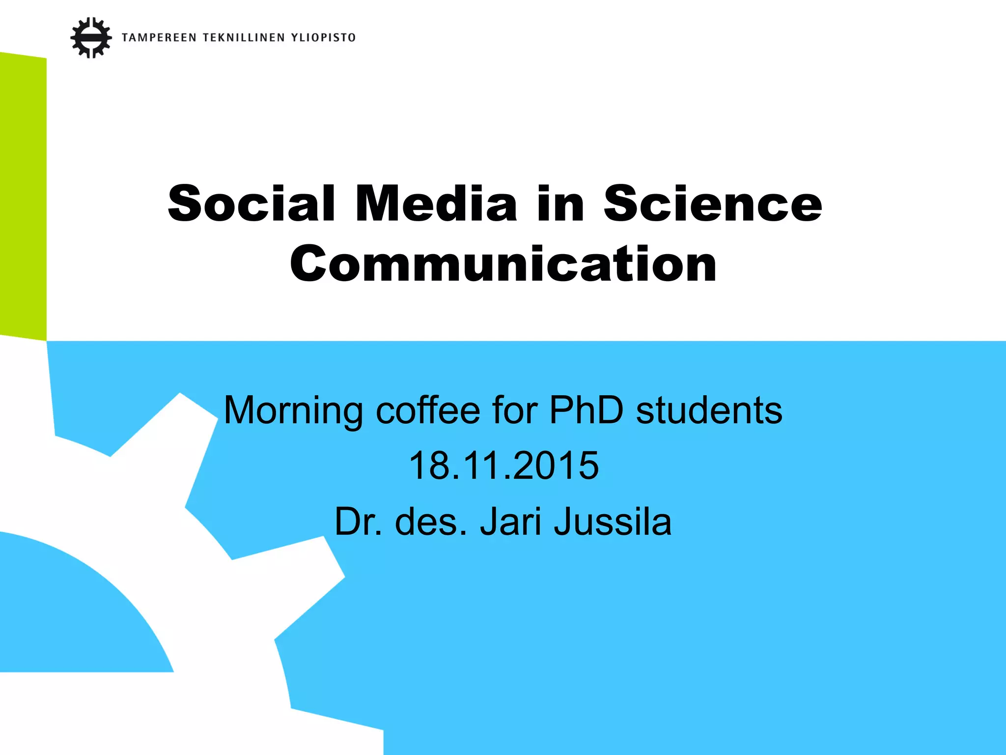 Social media in science communication | PDF