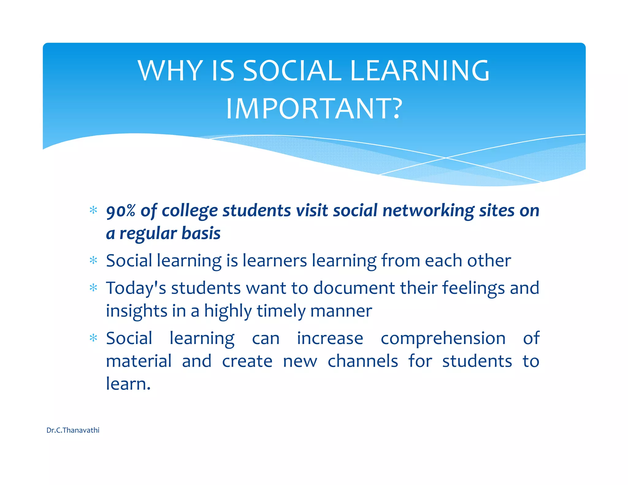 Social Media in Teaching and Learning | PPT