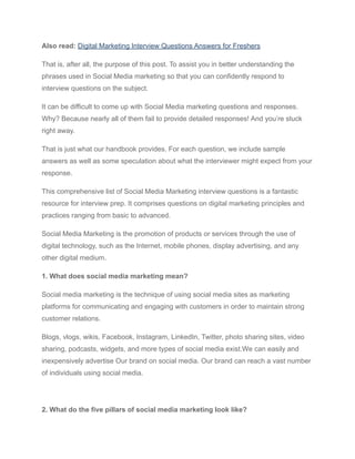 Social Media Interview Questions and Answers.pdf