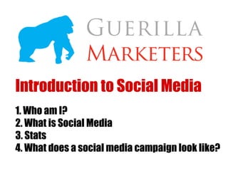 A Social Media Introduction | PPT