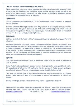 Social media is just the job! | PDF