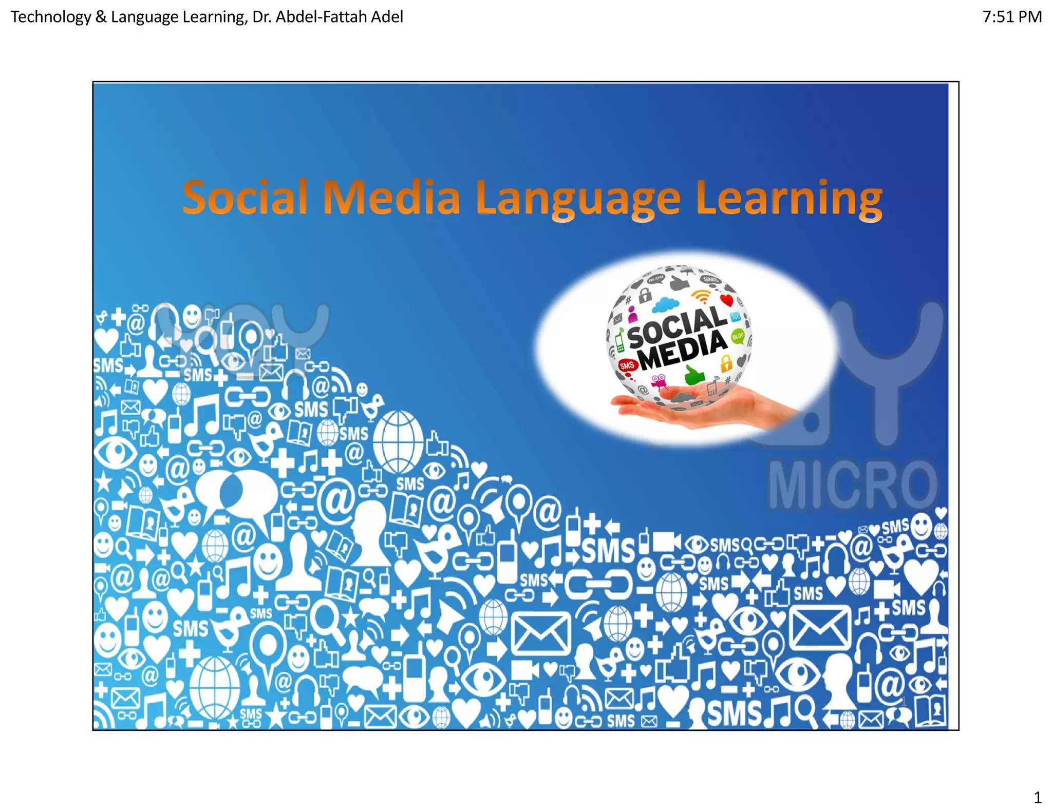 Social media language learning | PDF