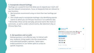 Social media marketing - Part 7 Twitter | PPT