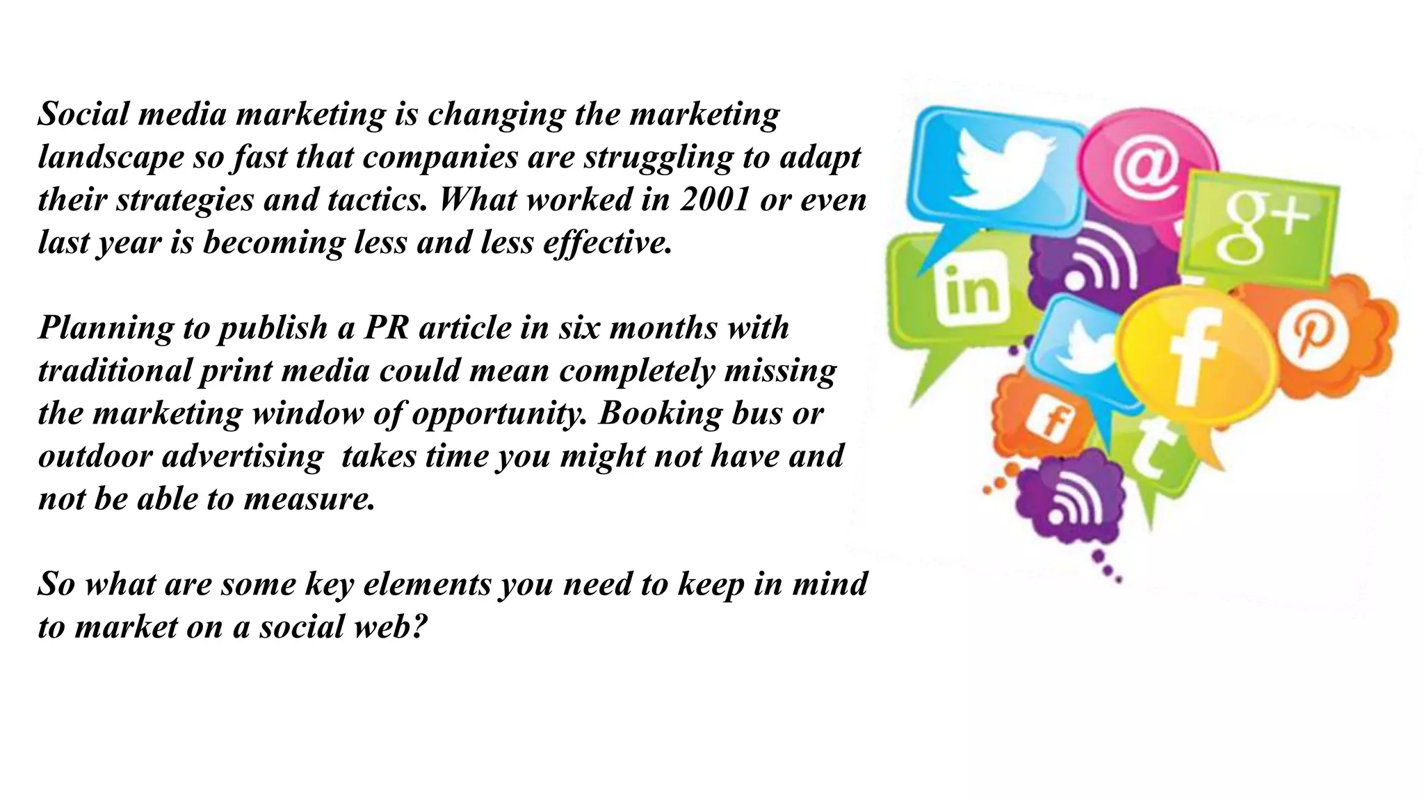9 Principles Of Social Media Marketing | PPTX