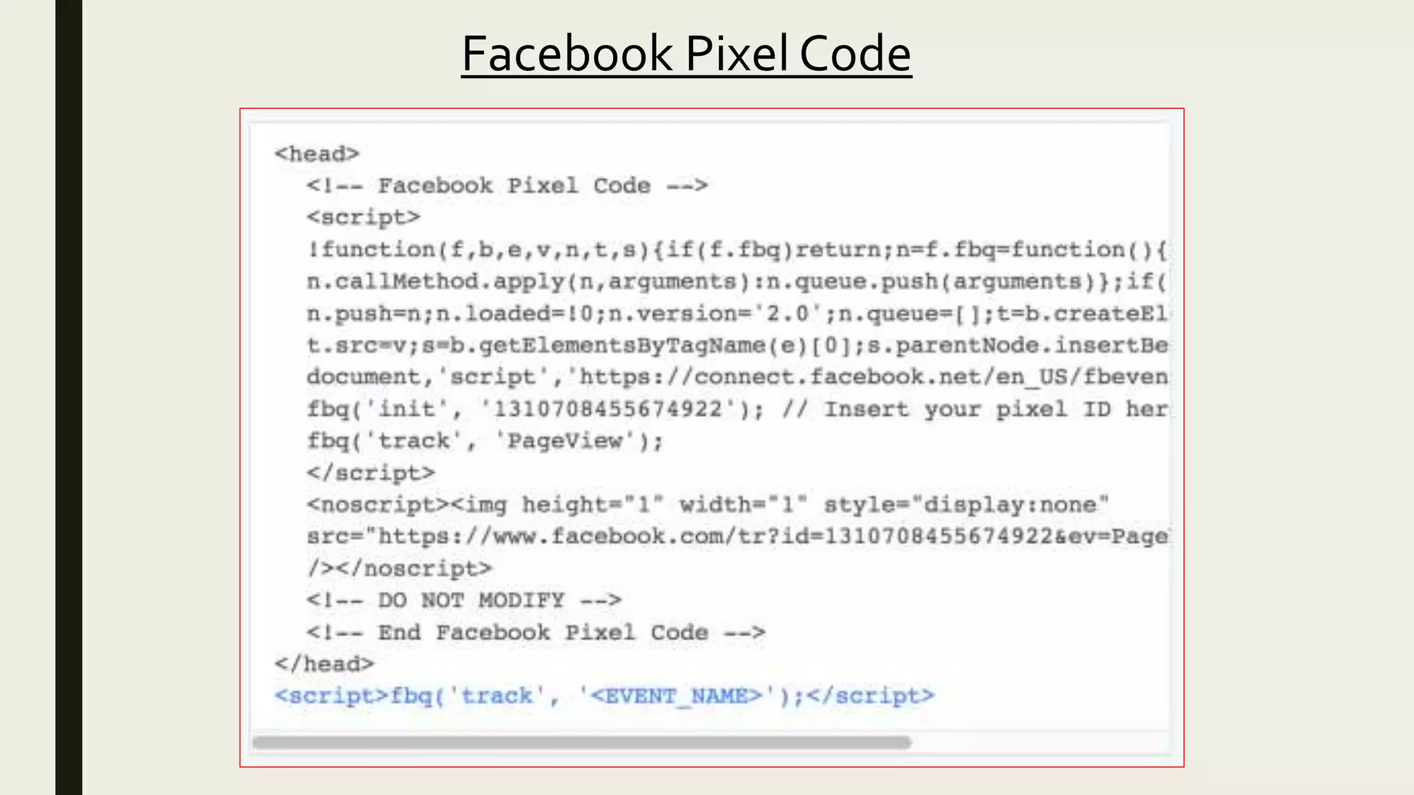 Facebook Marketing Presentation. | PPTX