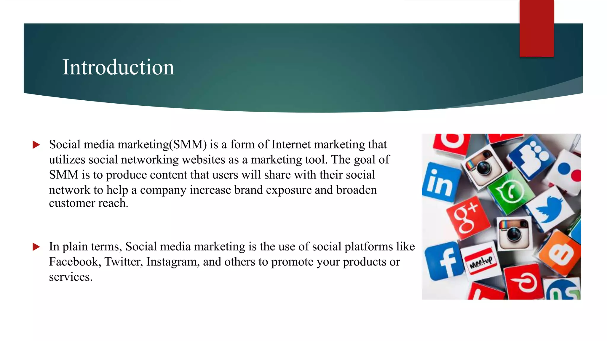 Social media marketing | PPTX