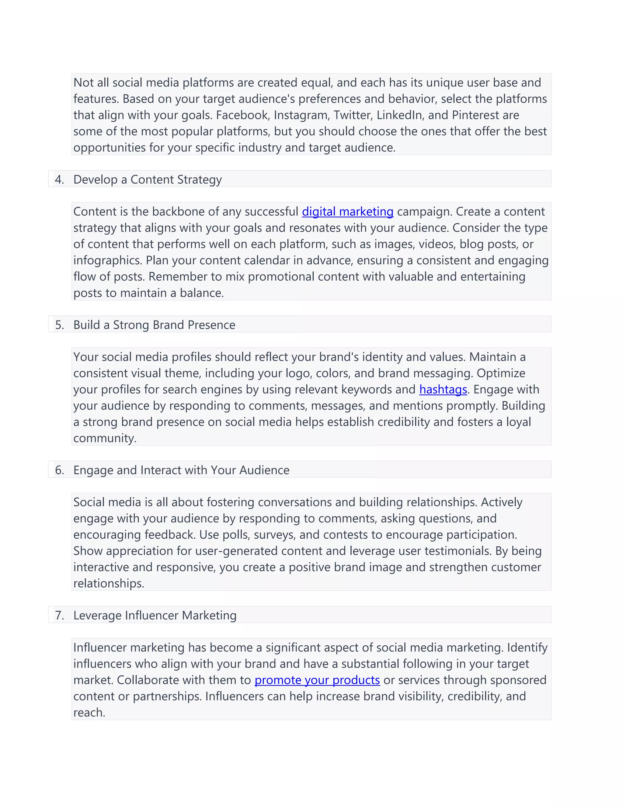 How to Do Social Media Marketing: A Comprehensive Guide | PDF