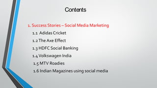 Social media marketing in India – A Case Study | PPT