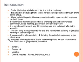 Social media marketing ppt | PPTX