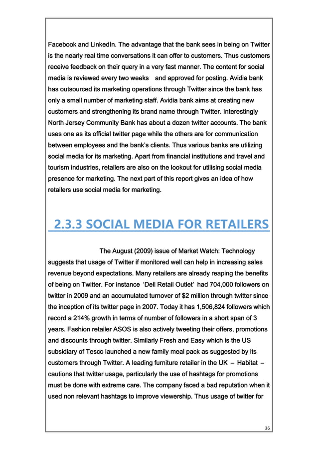 Social media marketing project | PDF
