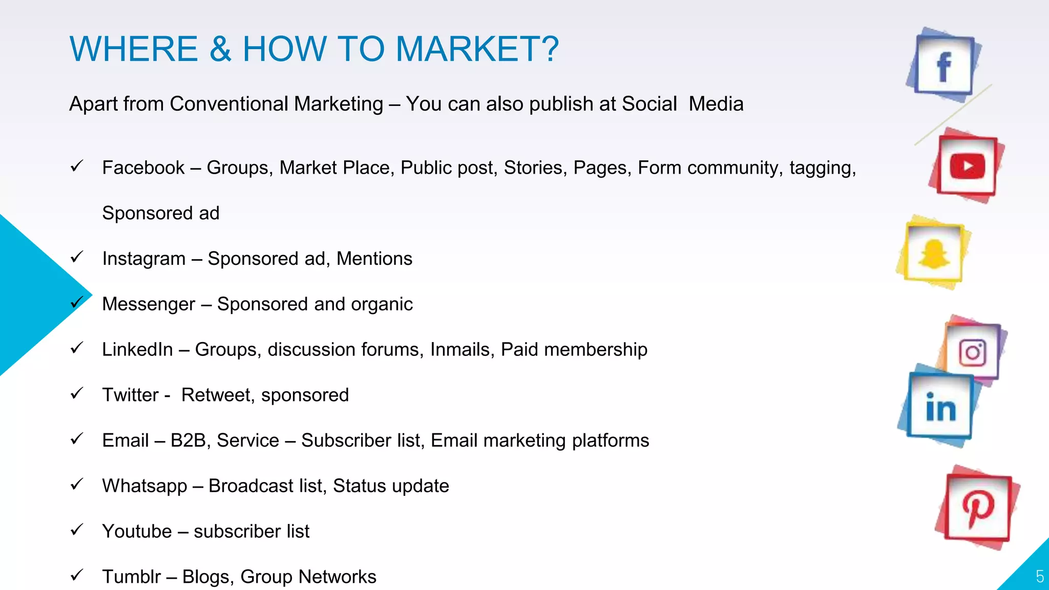 Social media marketing | PPT