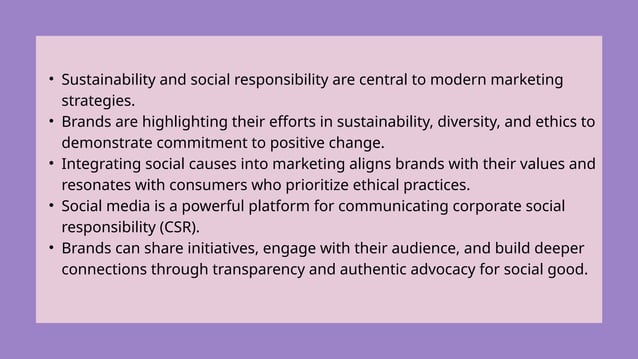 Social Media Marketing Strategies In 2025 Pptx