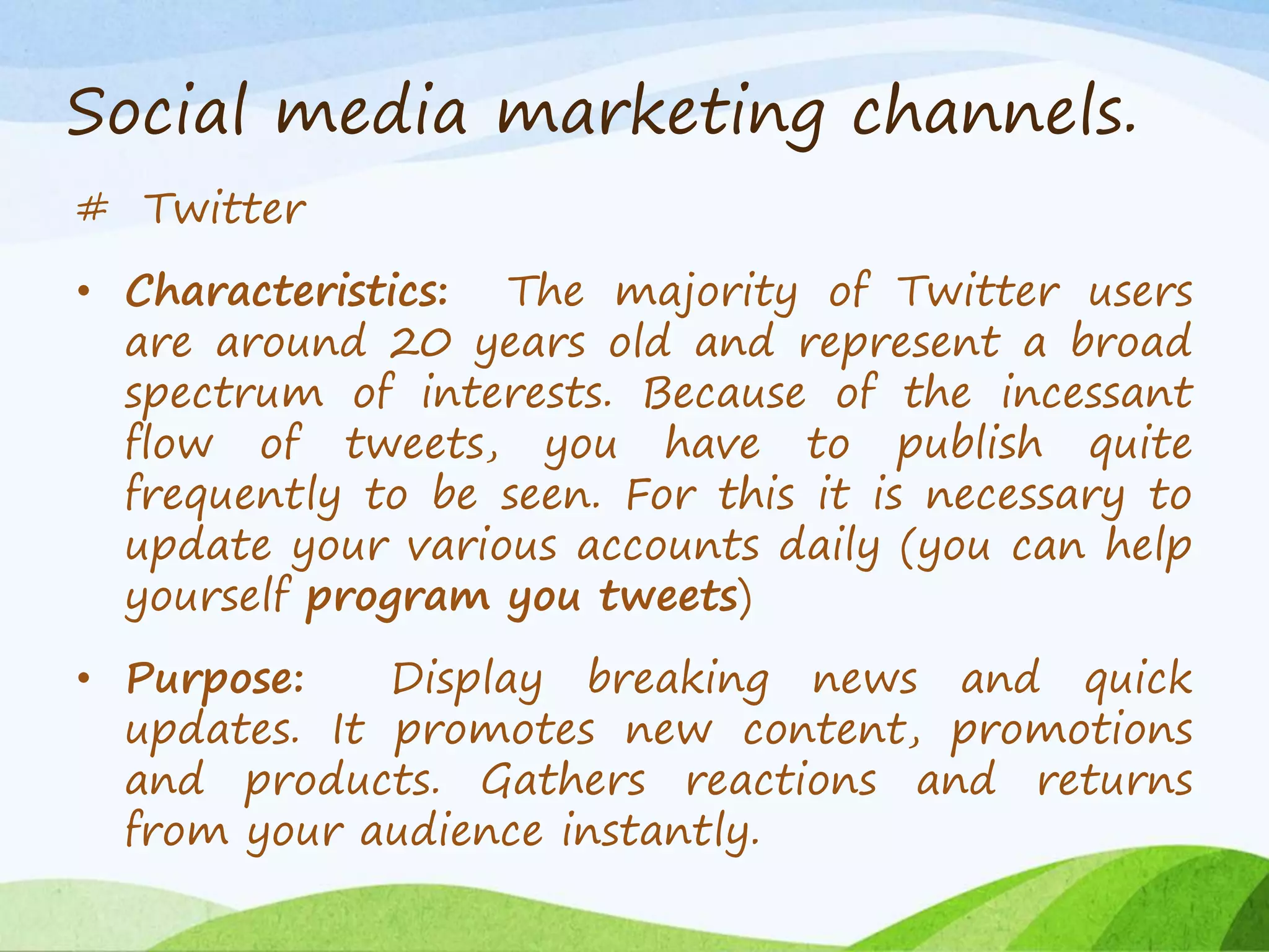 Social media marketing strategies | PPTX
