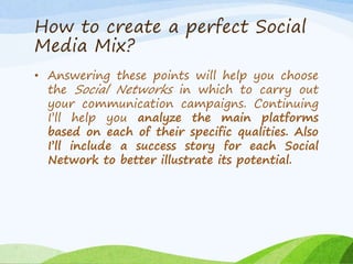 Social media marketing strategies | PPTX