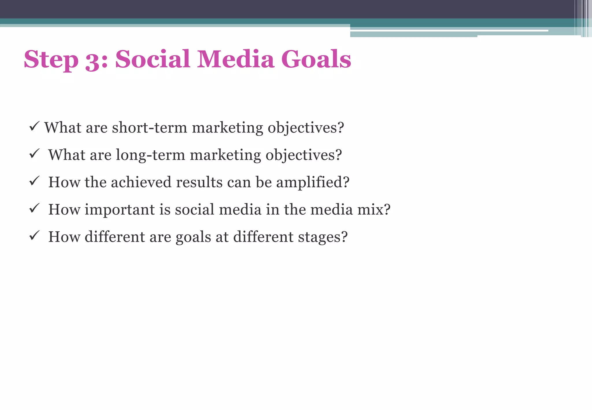 Social Media Marketing Strategy. Step-by-step Guide. | PPT