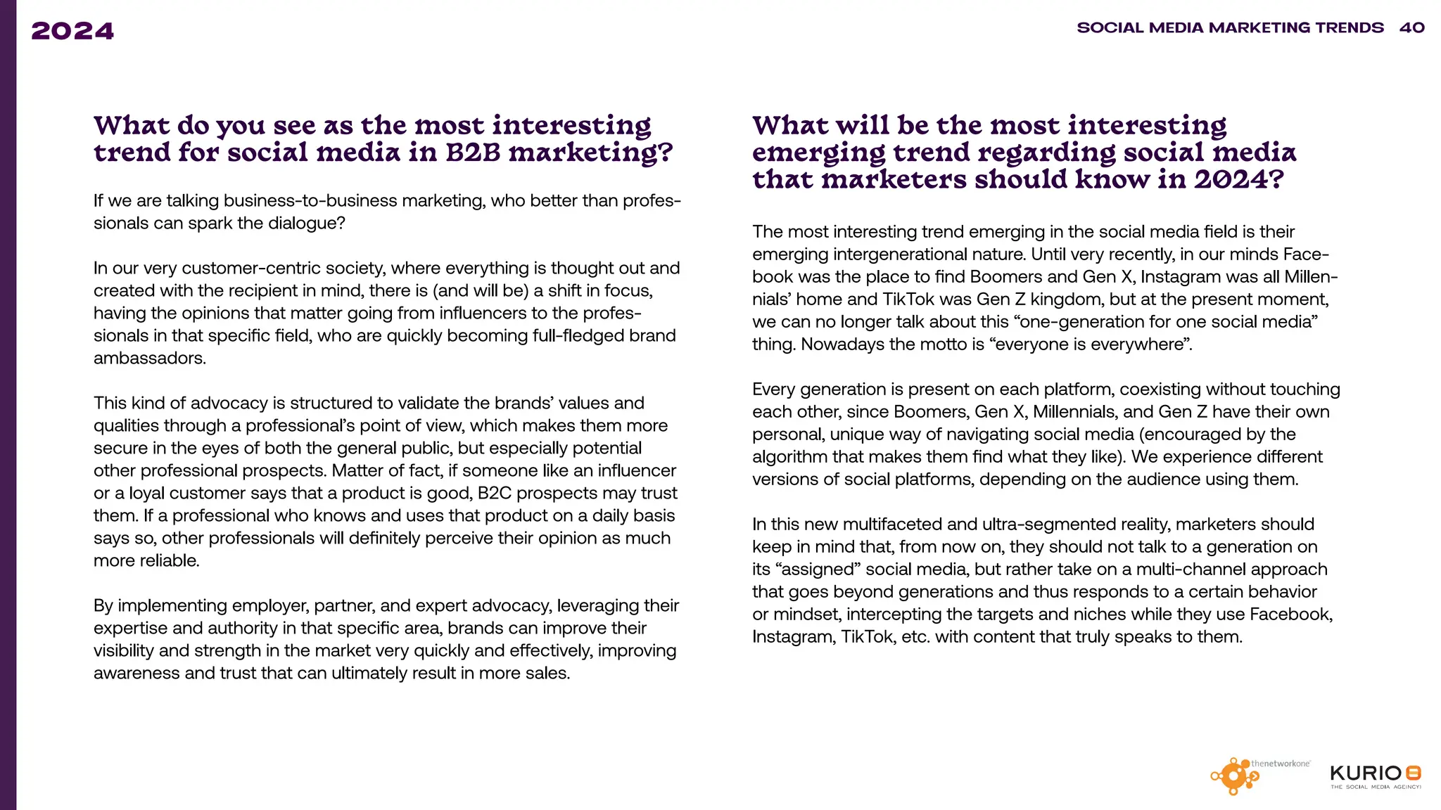 Social Media Marketing Trends 2024 // The Global Indie Insights | PDF