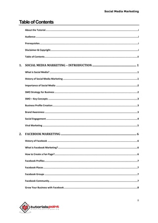 Social media marketing_tutorial | PDF