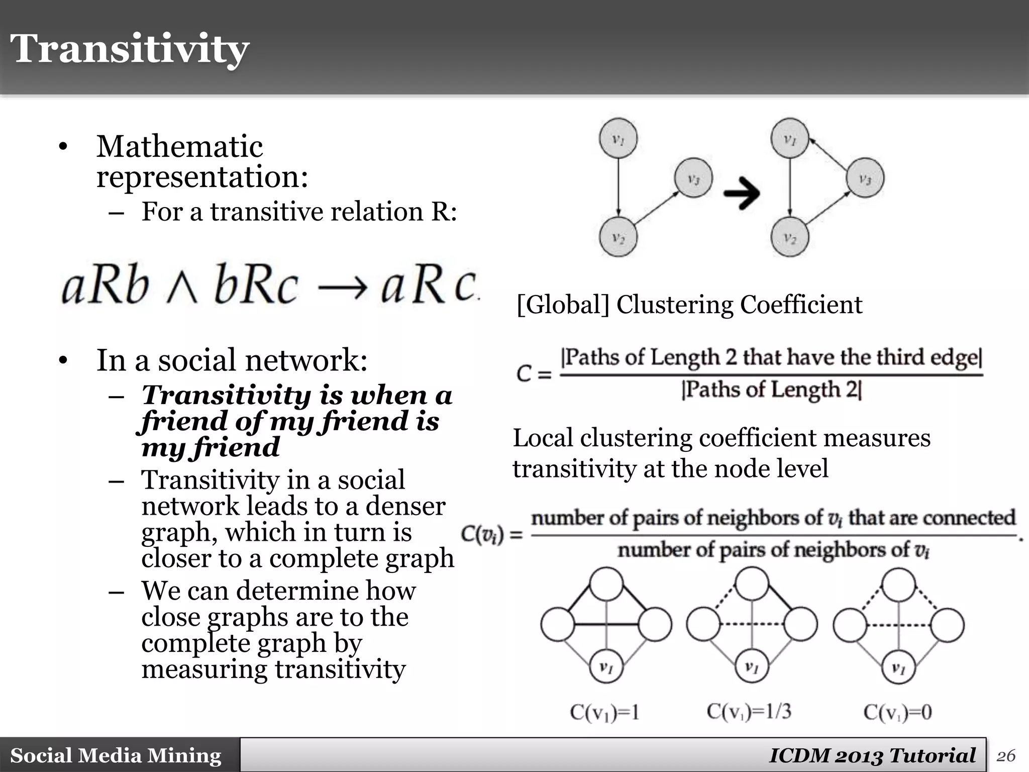 Social Media Mining: An Introduction | PPTX