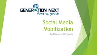 Social media mobilization | PPT