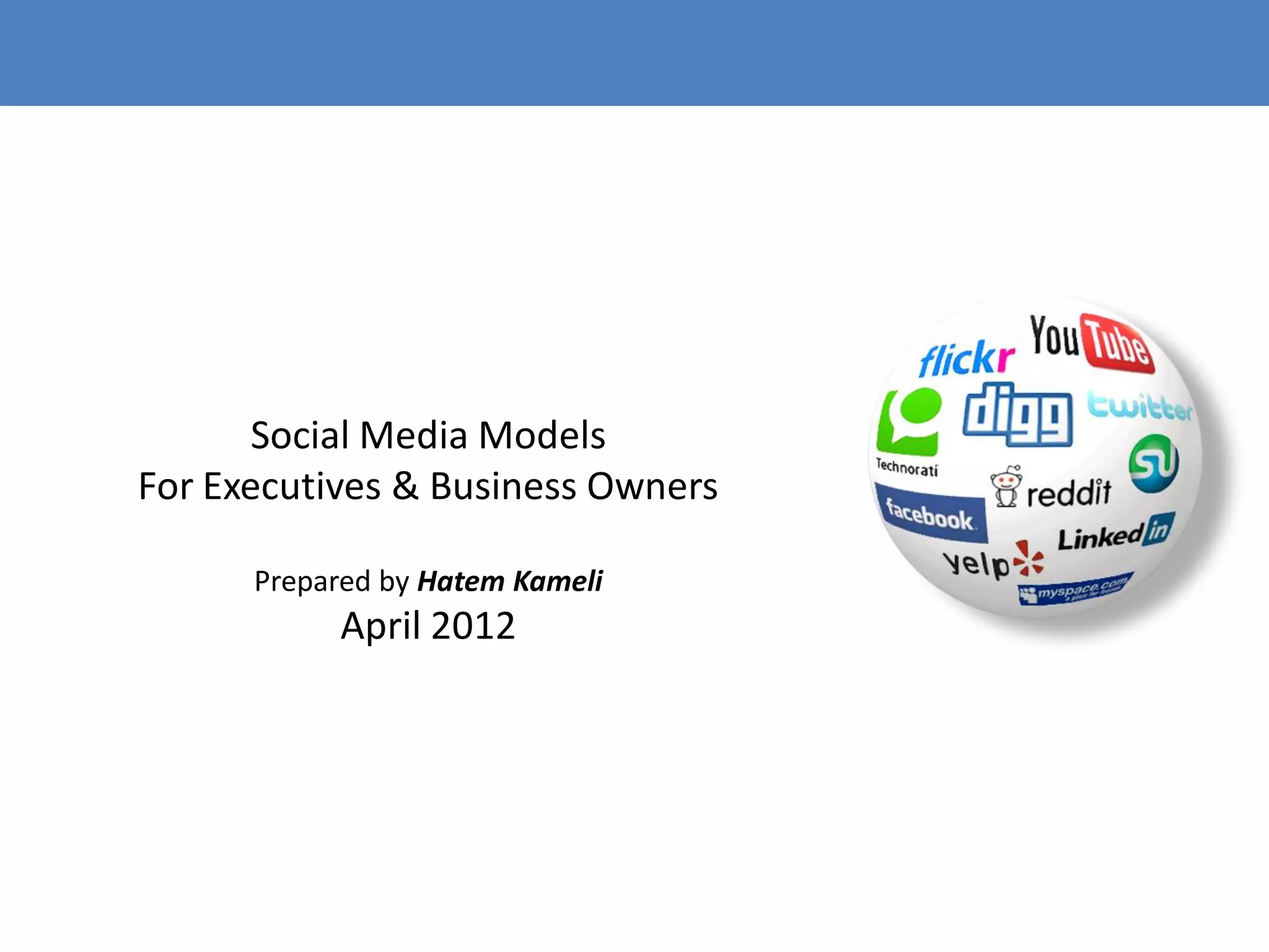 Social media models | PDF