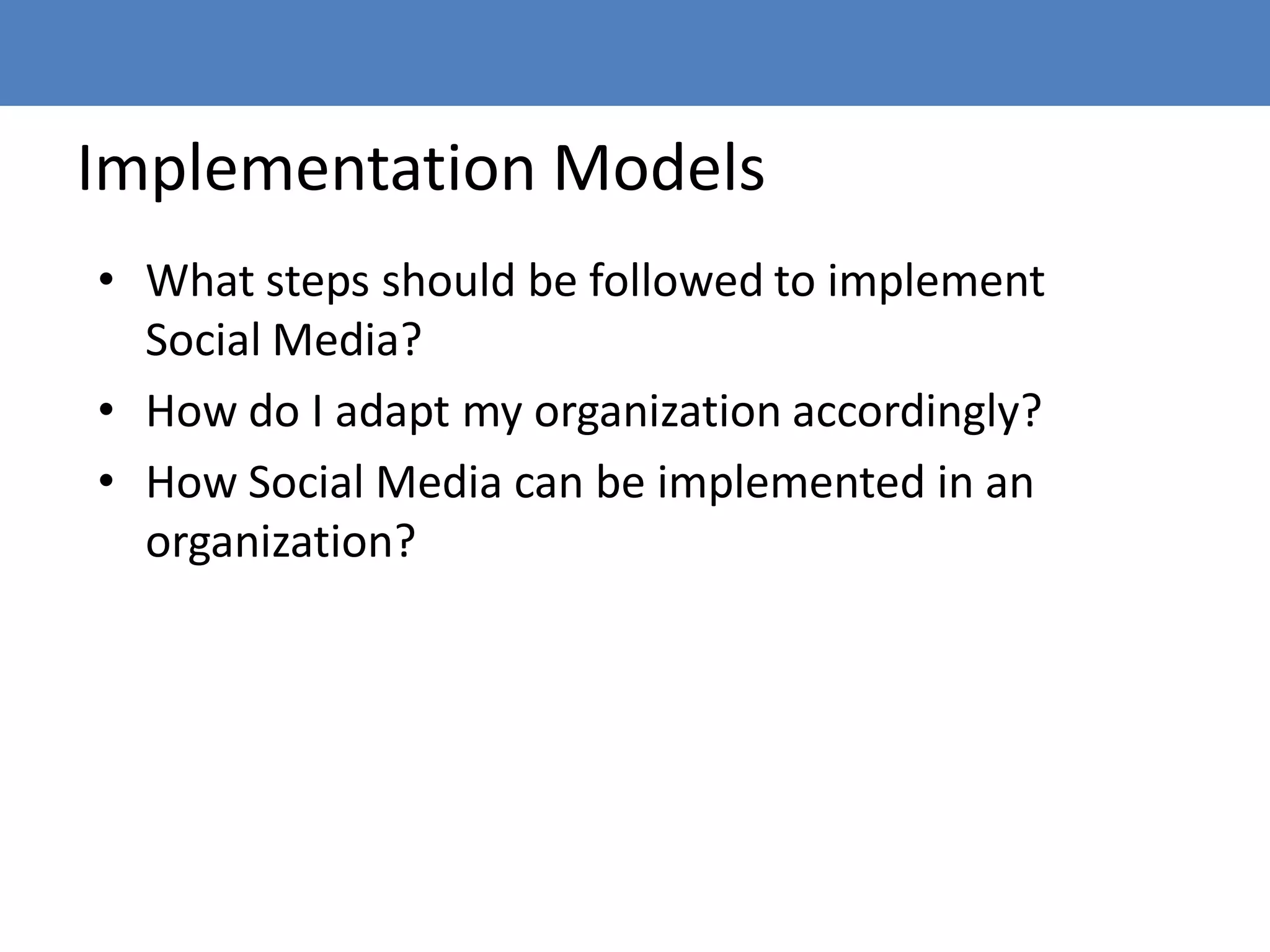 Social media models | PDF