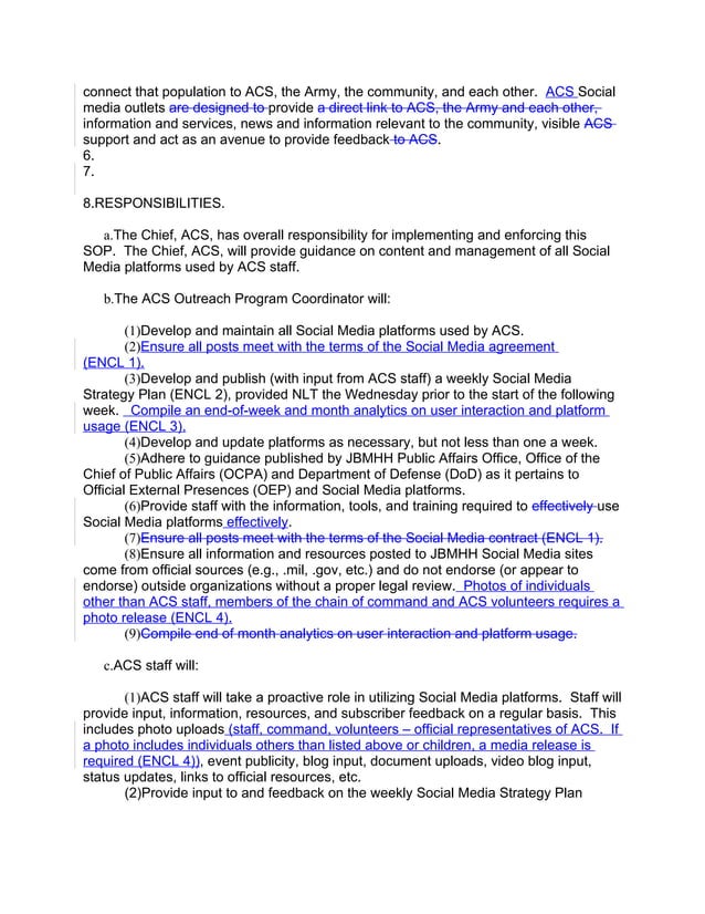 Social media outreach initiative sop v2.0 | PDF