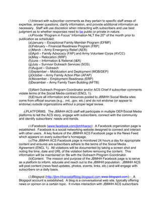 Social media outreach initiative sop v2.0 | DOC