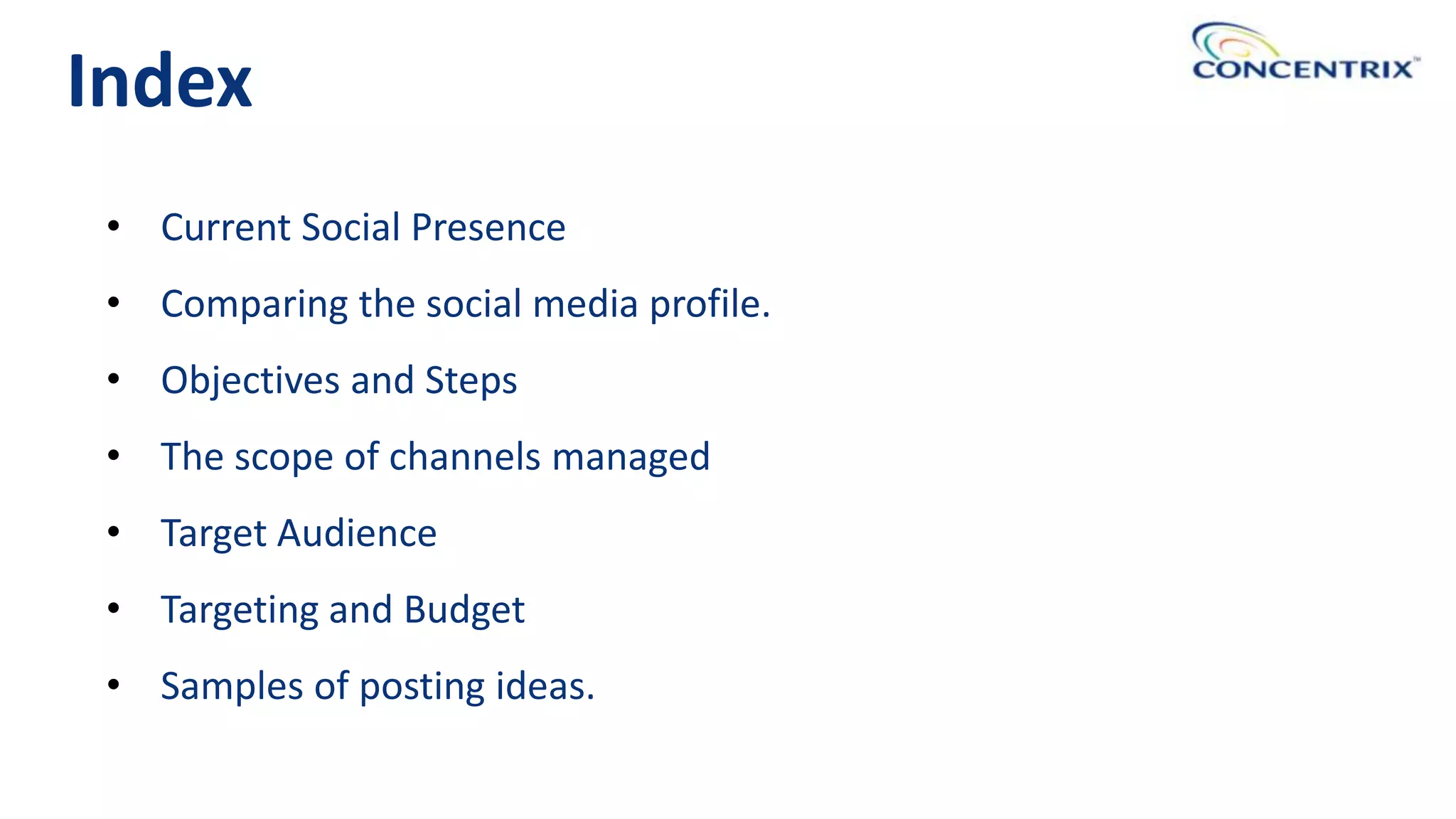 Social media plan for Concentrix Egypt "Convergys Egypt" | PPT