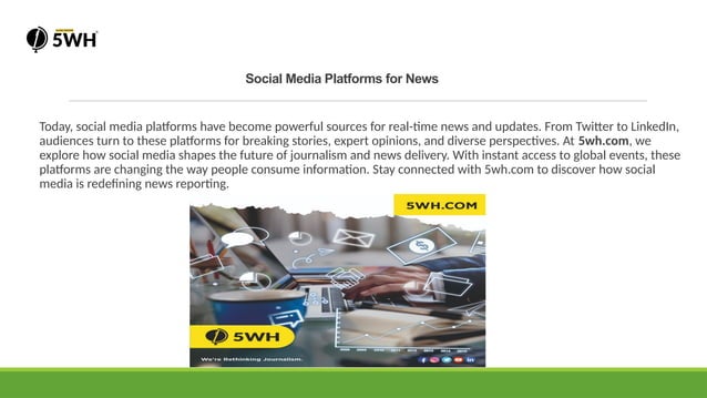 Social Media Platforms for News | 5wh.com