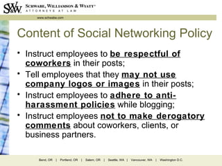 Social Media Employee Policies | PPT
