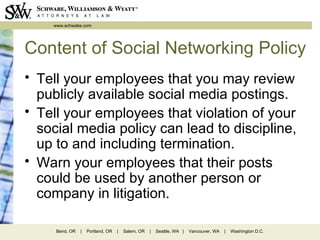 Social Media Employee Policies | PPT