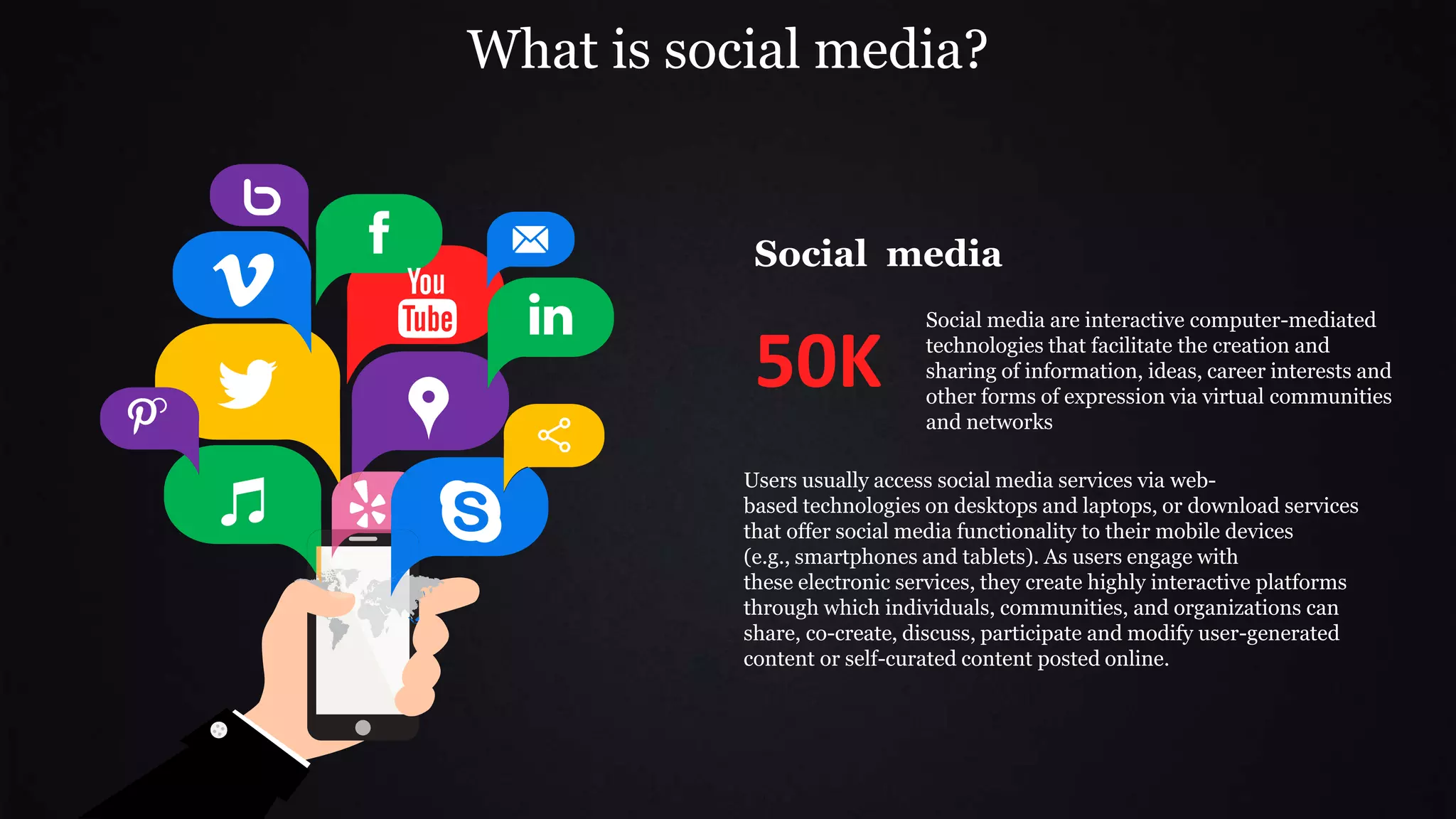 Social media powerpoint presentation | PPTX