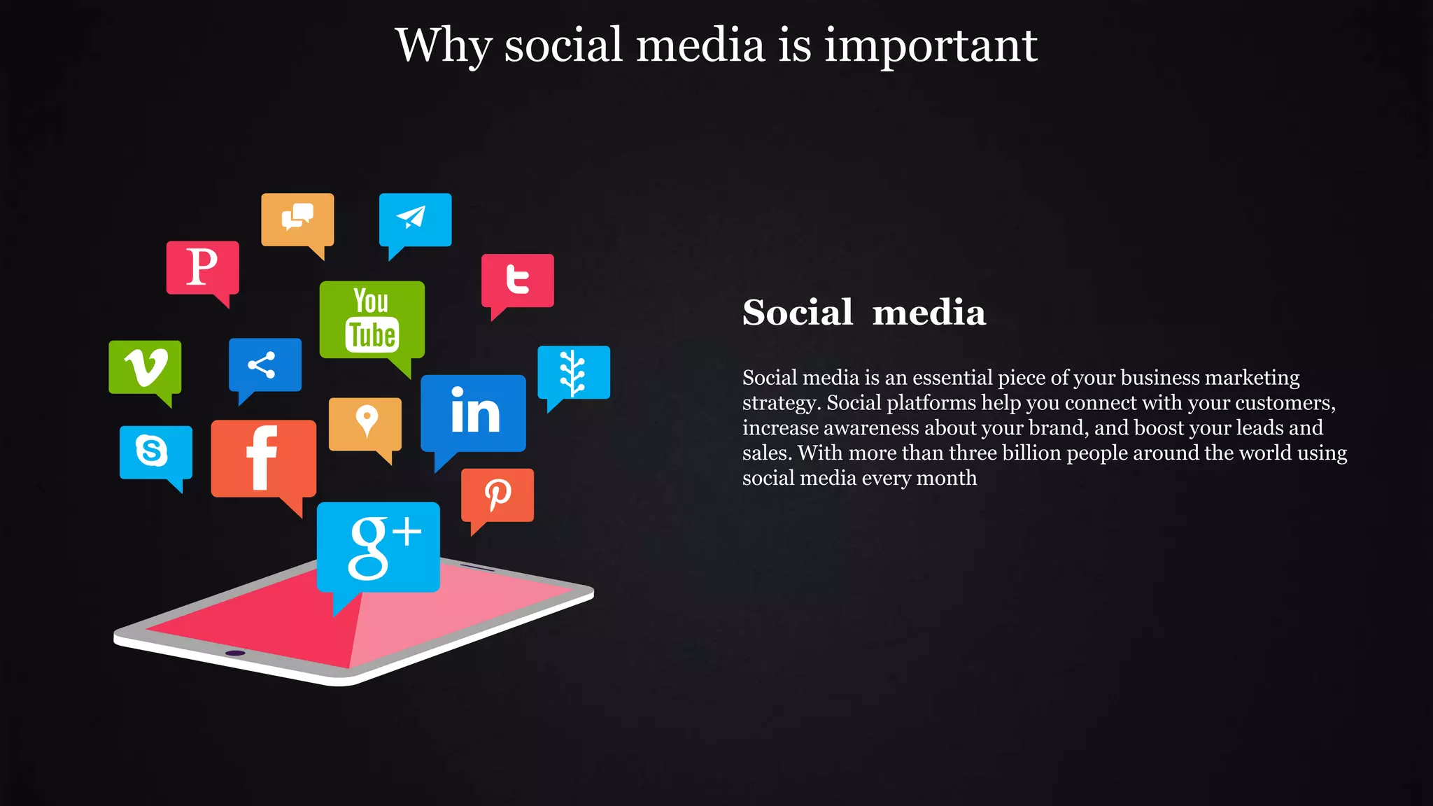 Social media powerpoint presentation | PPTX