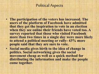 Impact of Social media ppt | PPTX
