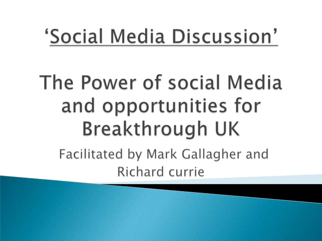 Social media presentation | PPT