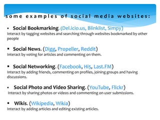 Social media presentation | PPTX | Social Networking | Internet