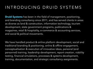 Social Media Services from Druid System: A Presentation | PDF